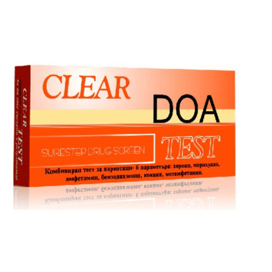 Тест за наркотици комбиниран doa6 clear | benu.bg